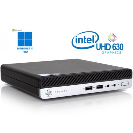 HP ProDesk 400 G4 Mini PC i3-8100T 8GB DDR4 256GB SSD Windows 11