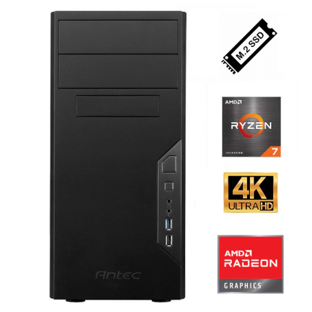 Antec Ryzen 7 5700 16GB DDR 1TB SSD NVMe W11 Pro